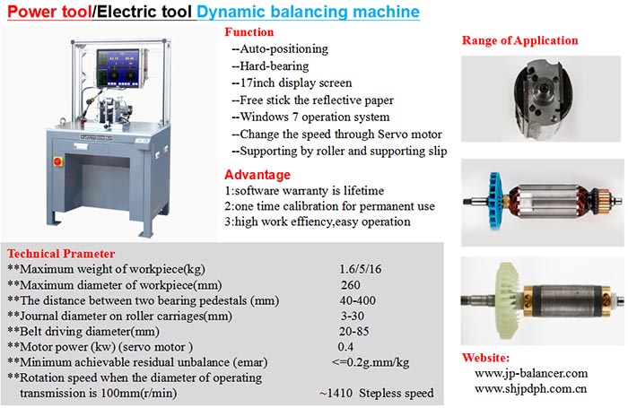 Offer Power Tool Electric Armature Dynamic Balancing Machine-Company ...