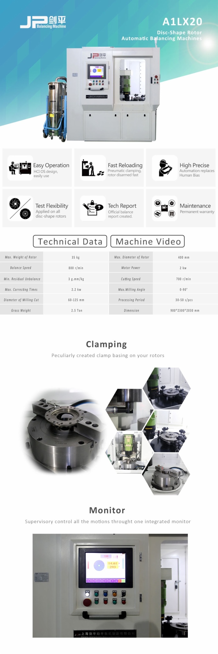 Disc-Shape Rotor Automated Balancing Machines-Company News-JP Balancing ...