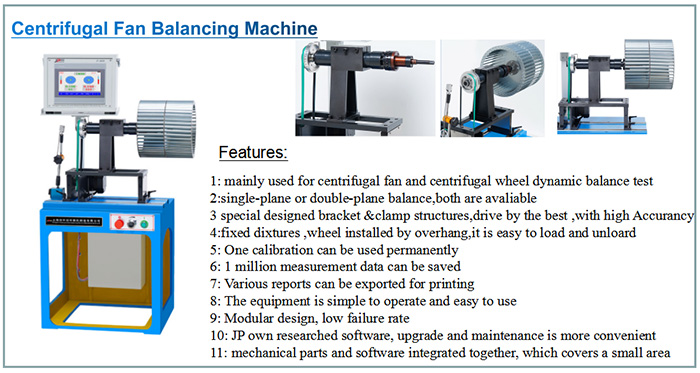 Centrifugal Fan Balancing Machine-Company News-JP Balancing Machine